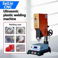 China Manual Digital Benchtop Ultrasonic Plastic Welder 15kHz Intelligent Spot Welding Machine for sale