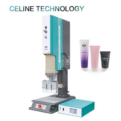China 15kHz 2600W Benchtop Ultrasonic Plastic Welder Vertical Ultrasonic Spot Welding Machine for sale