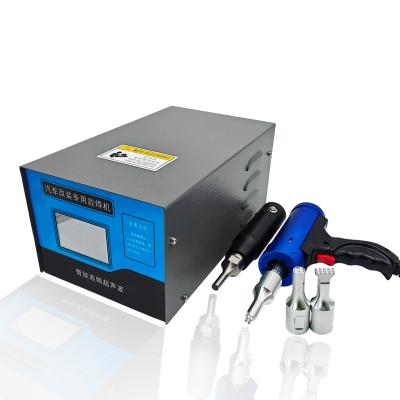 China Portable Design Ultrasonic Textile Welding Machine Plastic Welding Equipment 28KHz 220V for sale