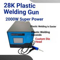 China 220V 28KHz 2000W Handheld Ultrasonic Plastic Welding Machine for sale