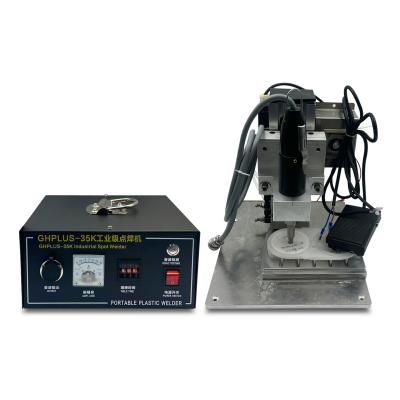 China Portable Mini Handheld Ultrasonic Spot Welding Machine 220V 35KHZ 1500W for sale