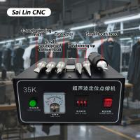 China 1200W 35KHZ Ultrasonic Labeling Machine , Convenient Handle Label Attaching Machine for sale