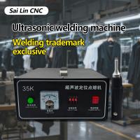 China 1200W 35KHZ Ultrasonic Labeling Machine , Convenient Handle Label Attaching Machine for sale