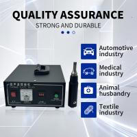 China 35K Handheld Ultrasonic Label Welding Machine 800W 1200W Trademark Positioning Machine for sale