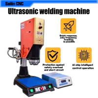 China 4.3 Inch Touchscreen Benchtop Ultrasonic Plastic Welder With Precision Time Control for sale