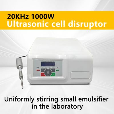 China Intelligent Handheld Ultrasonic Homogenizer 1000W 20kHz Ultrasonic Cell Disruptor Mixer for sale
