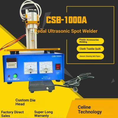 China Precision Desktop Ultrasonic Welding Machine Pedal Operation 35KHz 220V 1500W for sale