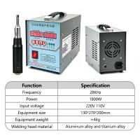 China Professional Handheld Ultrasonic Plastic Spot Welder For Auto Repair Shops for sale
