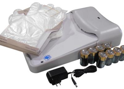 China PC ABS Automatic Glove Dispenser 12V 150 Pieces PE Glove for Kitchen Food Preparation for sale