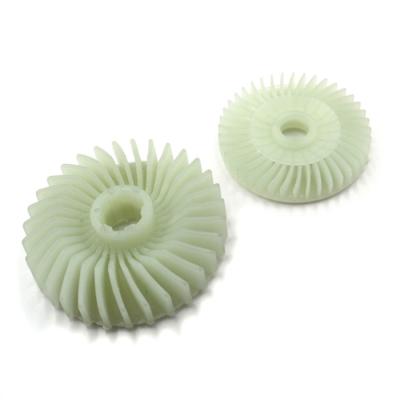 China Custom PA66 Plastic Injection Molded Parts for Electric Drill Wind Blades 130-750T for sale