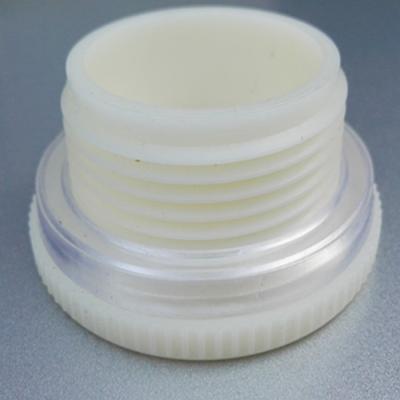 China Custom Black ABS Injection Molded Rod Pipe Plastic Thread Parts Precision 0.3mm for sale