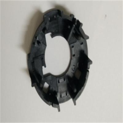 China Custom PPA Injection Molded Motor Plastic Rack High Dimensional Accuracy Black for sale