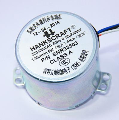 China Customized UL 220V 4W SNR Valve Small Appliance Motor 4.0N.m Stall Torque for sale