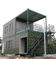 China Light Steel Expandable Container House 5850x6300mm Eco Friendly Prefab Home for sale
