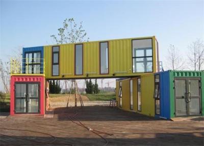China Customized Flat Pack Container House 5850x6300mm Steel Structure Eco Friendly Home for sale