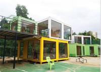 China Light Weight  Steel Luxurious Custom Container House Large Construction Area for sale