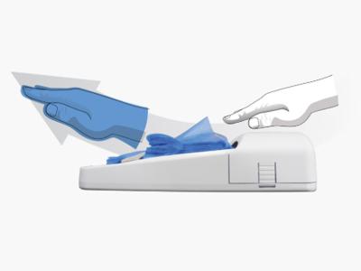 China Food Prep And Serving One-time Protection PE Glove Dispenser for sale