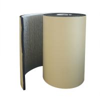 China Self Adhesive XPE HVAC Insulation Foam Laminated Silver Aluminum Foil For Ductwork for sale