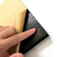 China Black Self Adhesive EPDM Cellular Rubber Sheet Aluminum Foil Sticky Single Sided Foam for sale