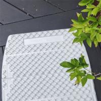 China 99g Weight Ultralight Foaming Sleeping Pad Pearl White Saving Space PE Foam Mat for sale