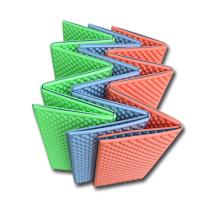 China Closed Cell Double Foam Sleeping Pad Wide Egg Crate Moisture Proof Camping Mat for sale
