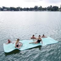 China Closed Cell 12x6 Foam Floating Mat Foam Lake Pad For Boating And Floating Trips for sale