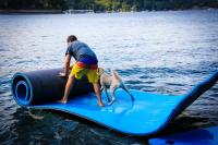 China Custom Size Color Foam Floating Mat Tear Resistant Close Cell Xpe Water Pad for sale