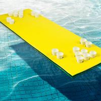 China 1m*2m Perforated Floating Swim Mat Foam Sunsation Pool Floats For Pool for sale
