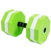 China Lightweight EVA Water Floating Dumbbell Soft Foam Swimming Barbel For Fitness for sale