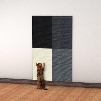 China 30*100cm Self Adhesive Backing Cat Scratch Mat Cat Furniture Protector for sale