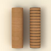 China Self Adhesive Flexible Wood Grain Grille Panels For Small Public Places Decor for sale
