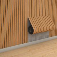 China Self Adhesive 3D Foam Wallpaper with IXPE Shockproof Layer and Wood Grain Design for Thermal Insulation for sale