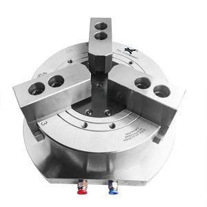 China High-Precision Ks Series Solid Two-Jaw Pneumatic Power Chuck for CNC Lathes for sale