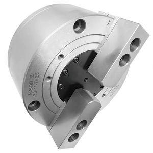 China Heavy-Duty Solid Two-Jaw Pneumatic Power Chuck for Precision Machining for sale