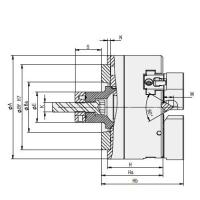 China High Precision Series Floating Claw Power Chuck for CNC Machines for sale