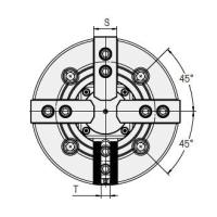 China Precision Hollow Four-Jaw Power Chuck for Enhanced Grip for sale