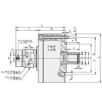 China Air Injection Type Rotary Cylinder Chuck for Precision Machining for sale