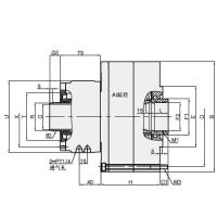 China High-Performance Hollow Double Piston Cylinder Chuck for Precision Engineering for sale