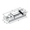 China High Precision Modular CNC Milling Machine Tool Vise for Accurate Machining for sale