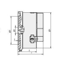 China Premium Vertical Hollow Pneumatic Chuck for Precision Machining for sale
