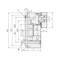 China Precision Four-Jaw Double-Action Power Chuck for Enhanced Grip for sale
