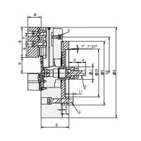 China Precision Three-Jaw Chuck for Lathes and Milling Machines for sale
