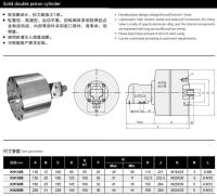 China Precision Engineered Solid Double Piston Cylinder for Optimal Performance for sale