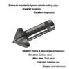 China 90-Degree Brazed Tungsten Carbide Chamfer and V-Groove Cutter for CNC Milling and Edge Finishing for sale