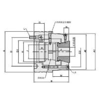 China Precision Back Pull Rubber Collet Power Chuck for Positioning for sale