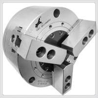 China Durable Kt Series Hollow Three-Jaw Power Chuck with Hardened Sliding Surfaces for sale