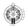 China High-Speed 2-Jaw Hollow Hydraulic Chuck for Precision Machining for sale