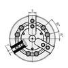 China Precision Hydraulic Chuck 3 Jaw Hollow for Enhanced Performance for sale