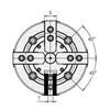 China Durable 4 Jaws Hydraulic Chuck for Precision CNC Lathes for sale