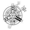 China Precision Three-Jaw Hollow Hydraulic Chuck for Enhanced Machining for sale